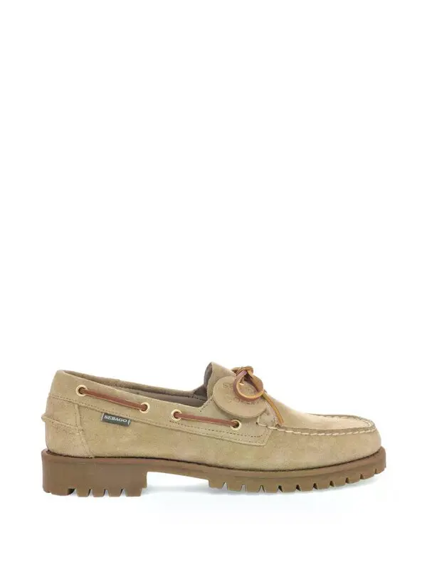 SEBAGO Ranger Suede Lug-sole Boat Shoes - Neutrals