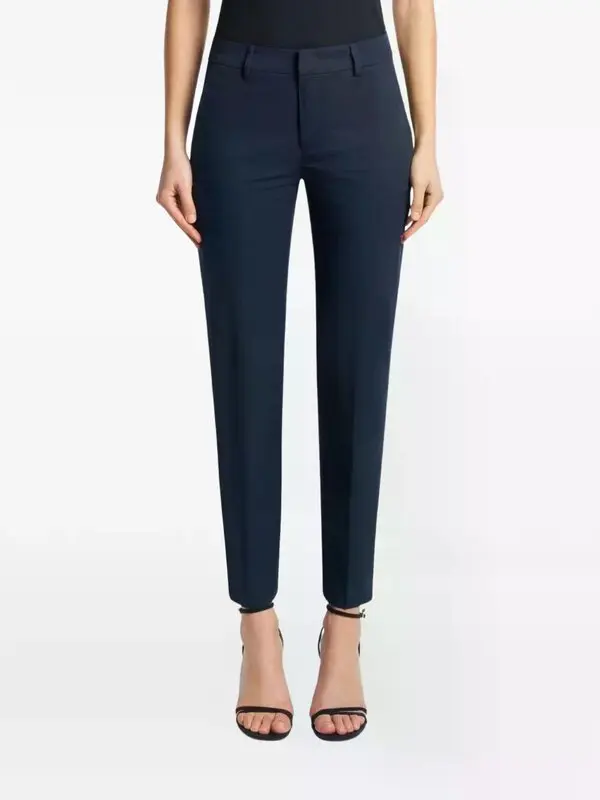 PT TORINO Slit-hem Trousers - Blue