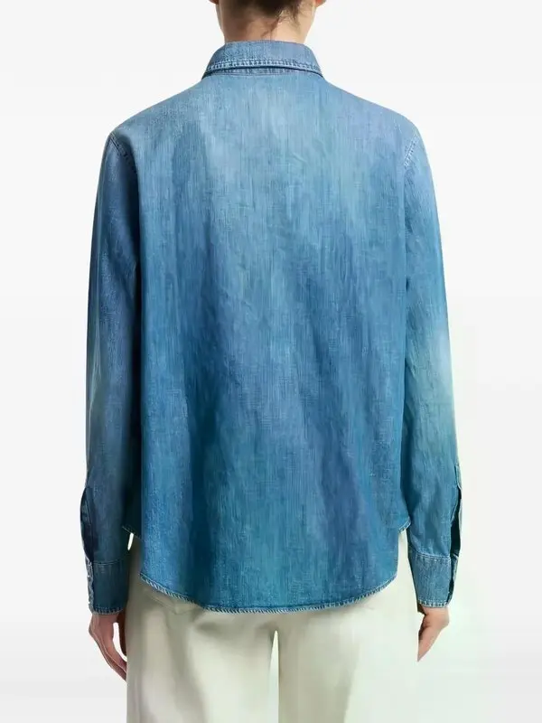 PT TORINO Washed Denim Shirt