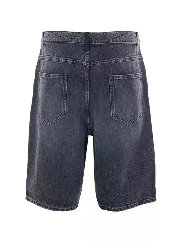 AMISH SUPPLIES Denim Wide Leg Shorts - Grey