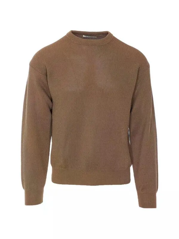 Auralee Ribbed-knit Cotton Sweater