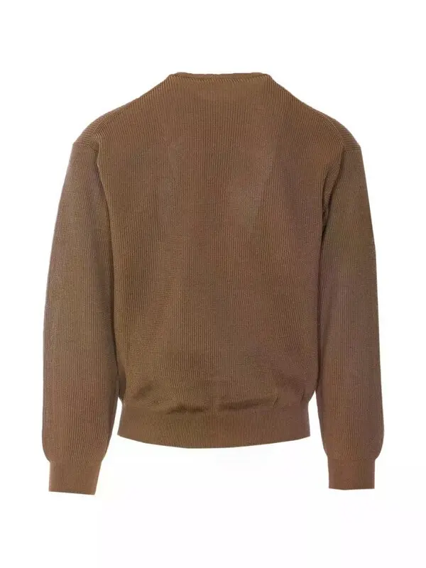 Auralee Ribbed-knit Cotton Sweater