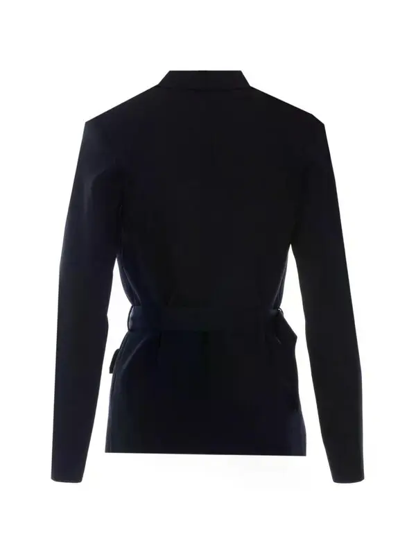Elisabetta Franchi Belted Logo-button Jacket