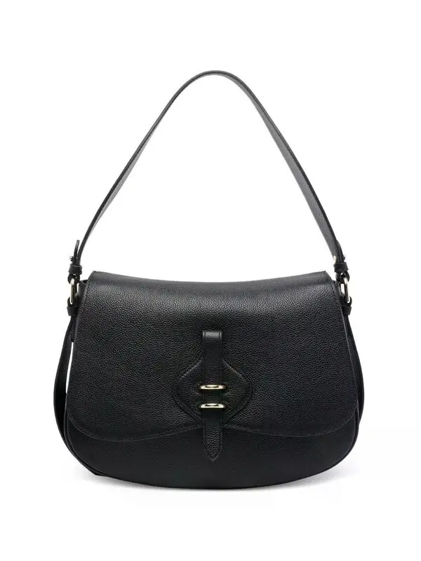 COCCINELLE Mavery Leather Shoulder Bag - Black