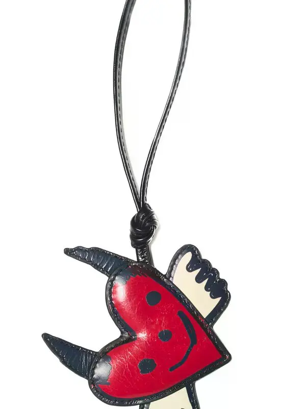 Zadig&Voltaire Devilish Heart Keyring - Red