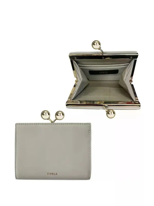 Furla Dots Kiss-lock Coin Case - Neutrals