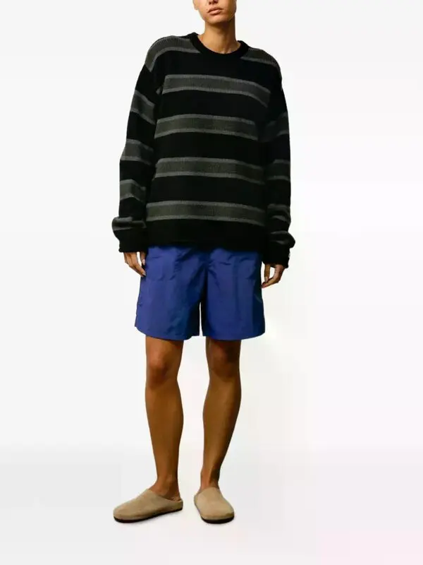 StÜssy Logo-print Swim Shorts - Blue
