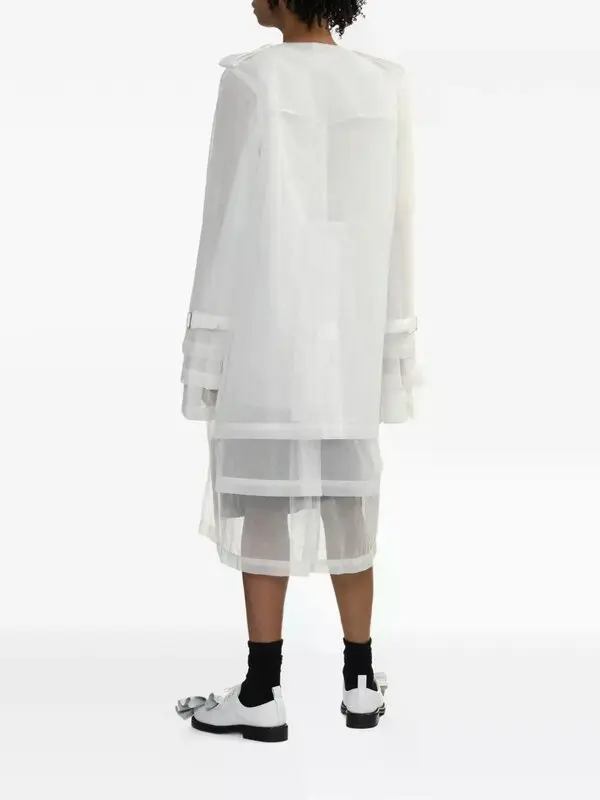 Comme Des Garçons Buckled Panelled Coat