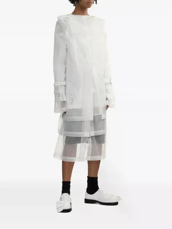 Comme Des Garçons Buckled Panelled Coat