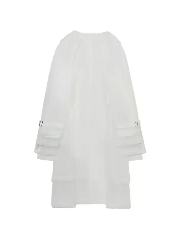 Comme Des Garçons Buckled Panelled Coat