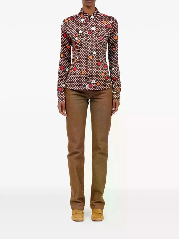 MAISON MARGIELA Graphic Print Pocket Shirt