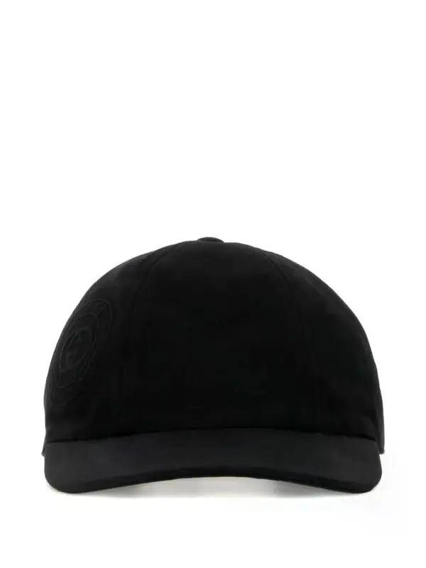 Gucci Embroidered Logo Baseball Cap - Black
