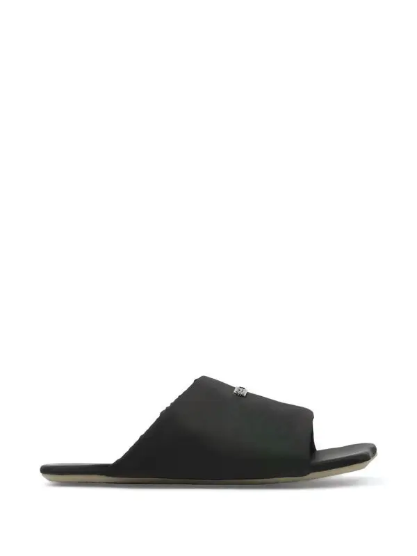 MAISON MARGIELA Logo-plaque Sandals - Black