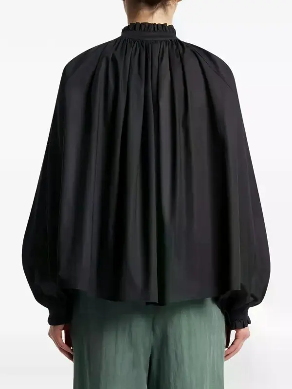PT TORINO Claudia Ruffled Tie-fastening Blouse