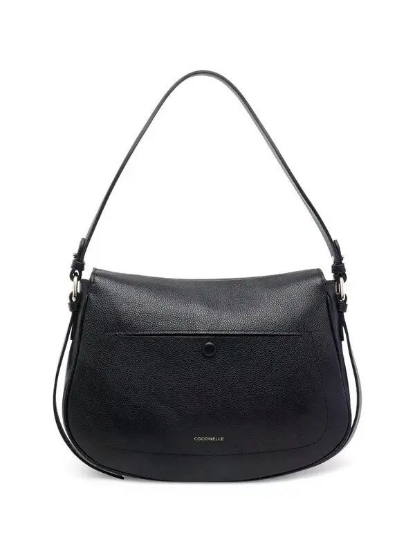 COCCINELLE Mavery Leather Shoulder Bag - Black