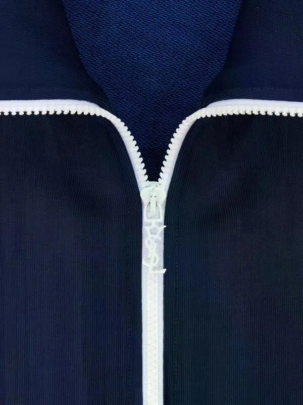 Saint Laurent Side-stripe Zip Sweatshirt