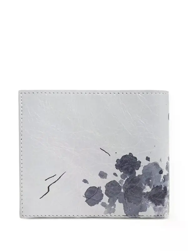 Balenciaga Printed Leather Wallet