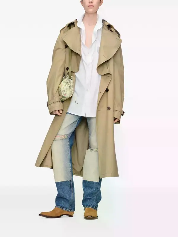 MAISON MARGIELA Distressed Patchwork Denim Jeans