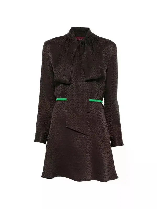 Gucci Jacquard-pattern Dress