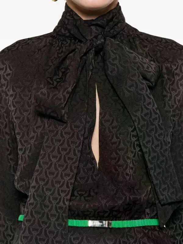 Gucci Jacquard-pattern Dress