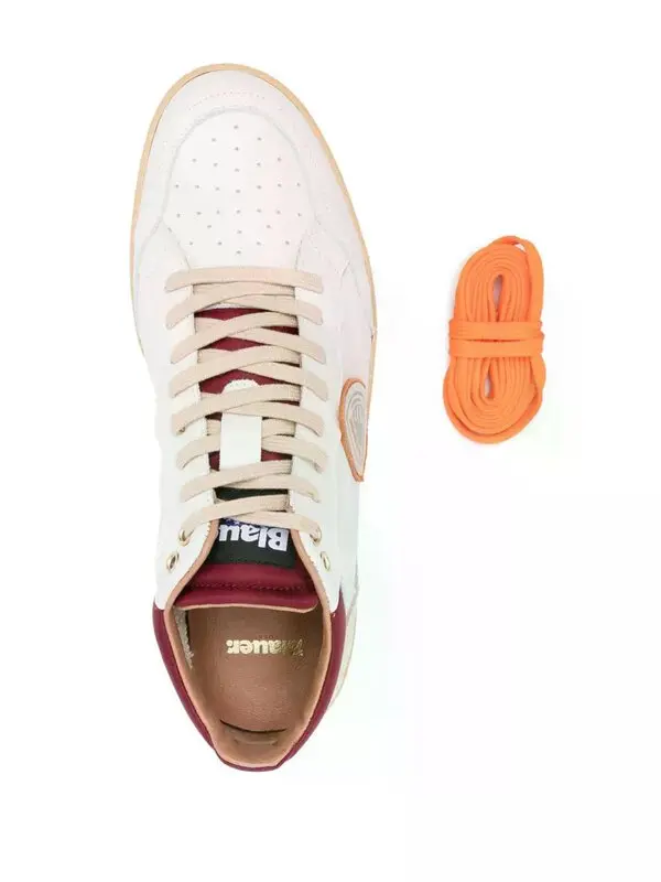 BLAUER. Logo Patch Lace-up Sneakers