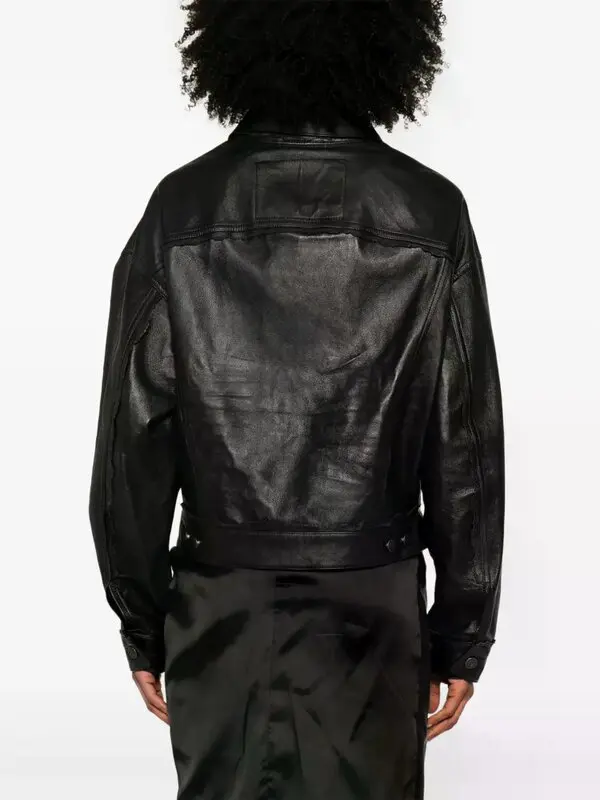 Balenciaga Leather Shirt Jacket