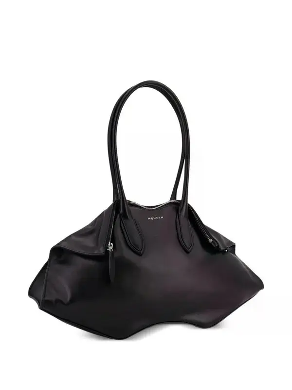 Alexander McQueen Manta Studded Leather Shoulder Bag