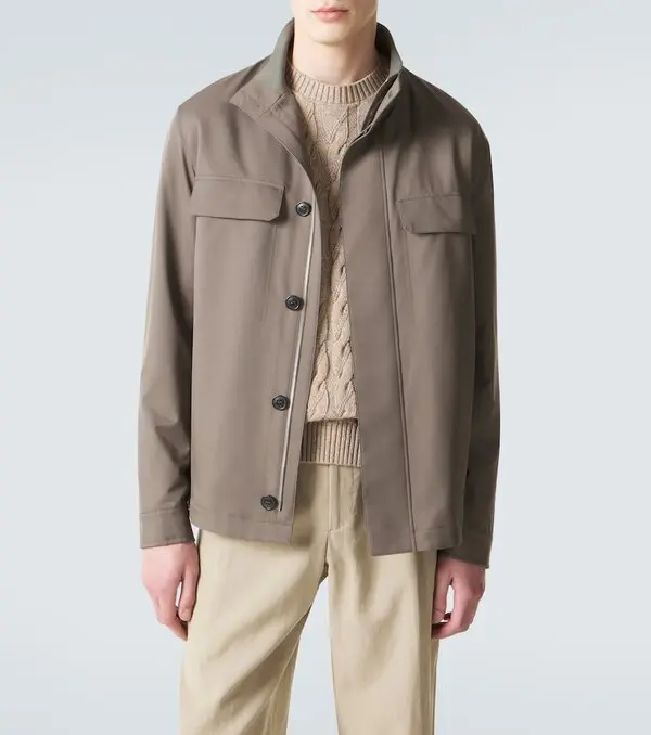 Zegna Technical Field Jacket - Grey
