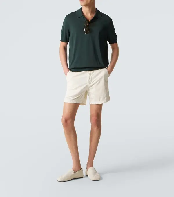 SLOWEAR Cotton Shorts - White