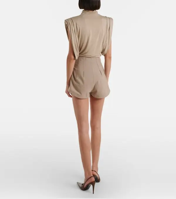 MUGLER Pleated Shorts