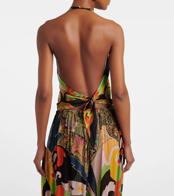 Etro Floral Silk Top