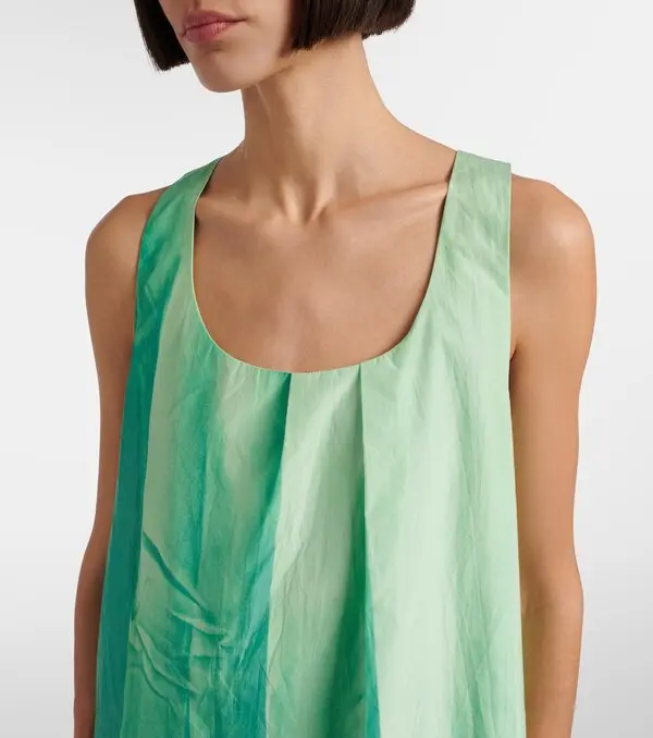Loewe Printed Leather Mini Dress