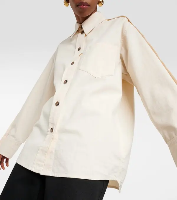 Victoria Beckham Oversized Cotton Shirt