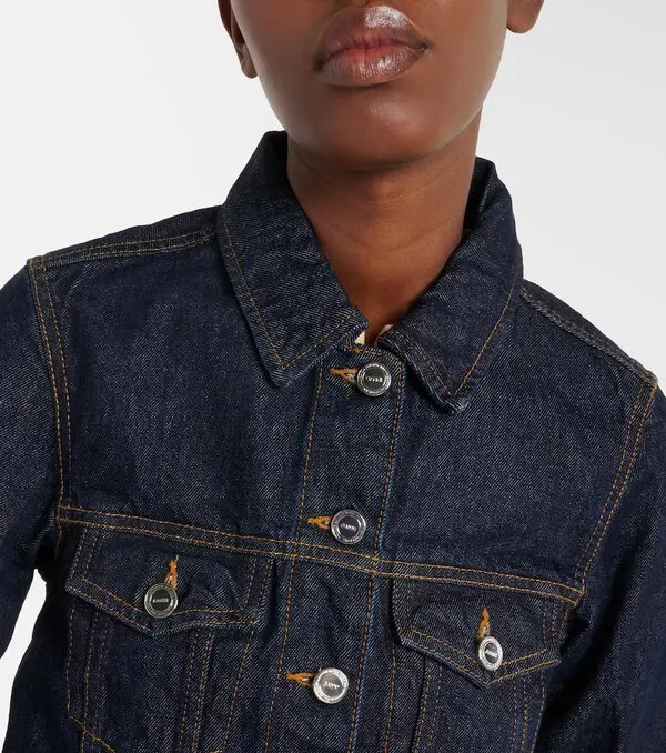 GANNI Cropped Denim Jacket