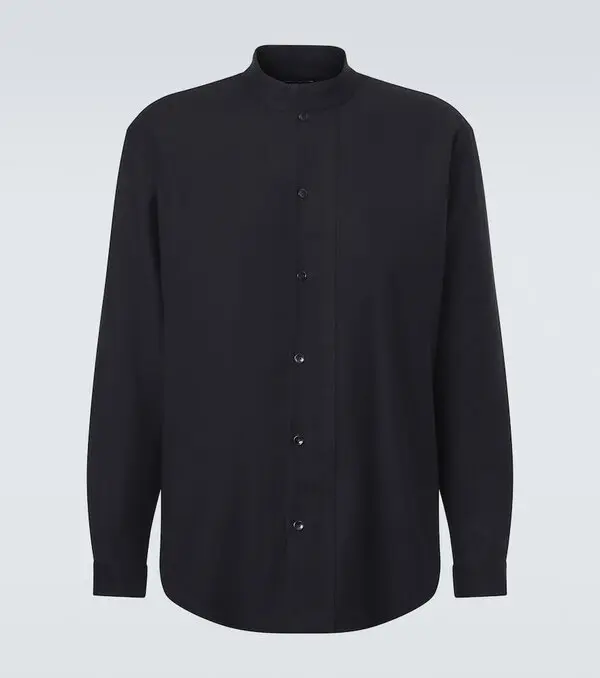 Giorgio Armani X Alanui Virgin Wool Shirt - Blue