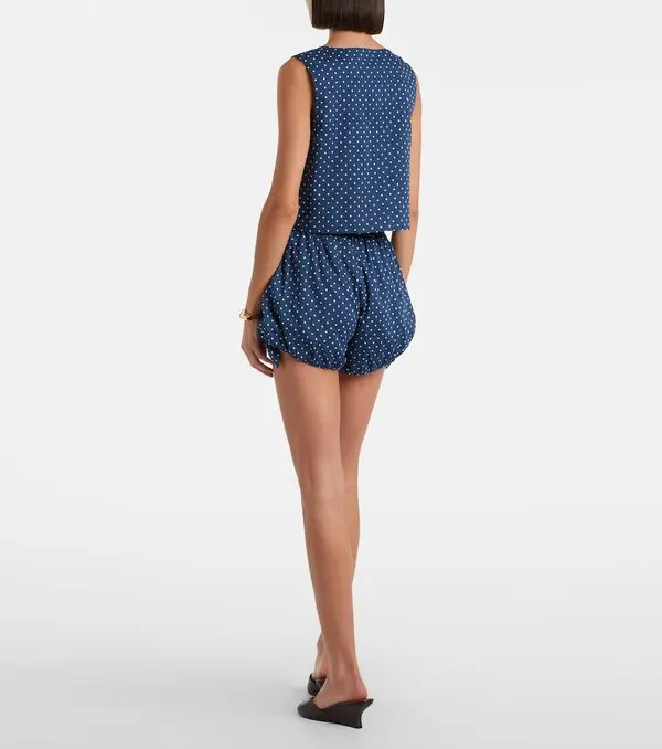 Posse Rosie Polka-dot Shorts - Blue