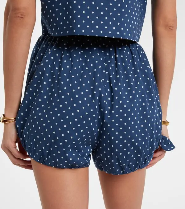 Posse Rosie Polka-dot Shorts - Blue