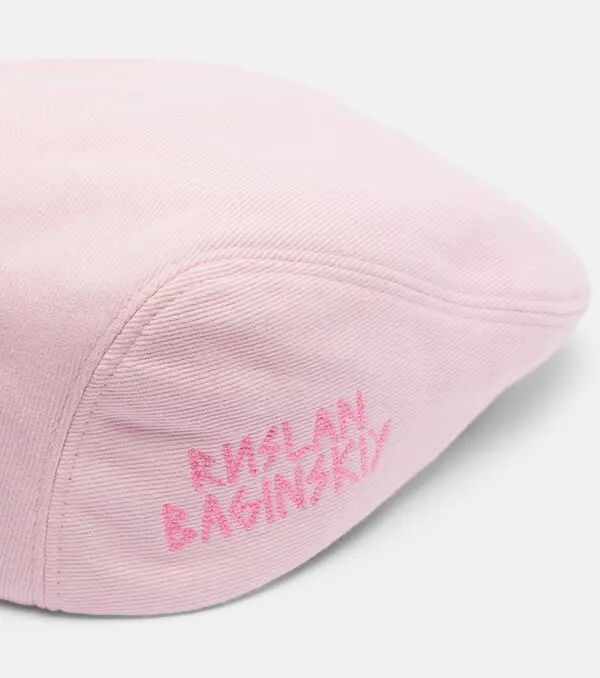 Ruslan Baginskiy Embroidered Newsboy Cap