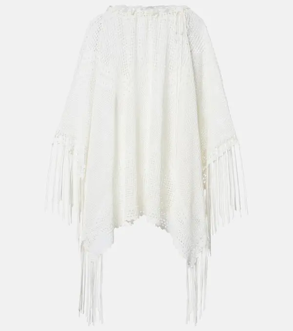 Isabel Marant Étoile Metilia Belted Crochet Minidress - White