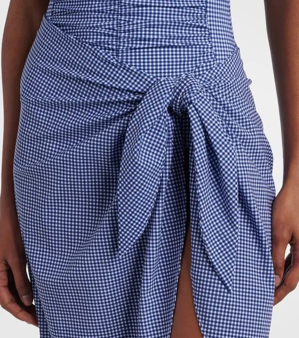 KARLA COLLETTO Gingham Beach Cover-up