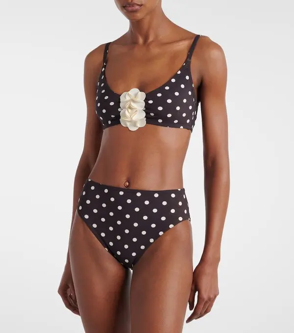 KARLA COLLETTO Polka-dot Bikini Bottom