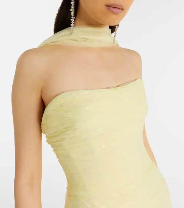 MARMAR HALIM Tulle Bustier Gown