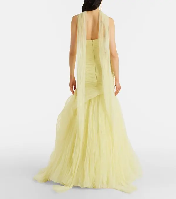 MARMAR HALIM Tulle Bustier Gown