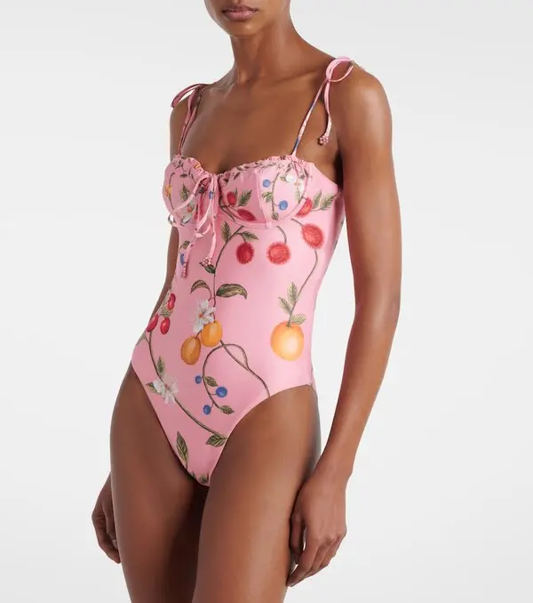 Agua Bendita Bano Printed Swimsuit