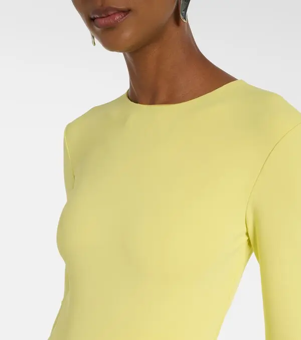Roland Mouret Floral Appliqué Gown - Yellow
