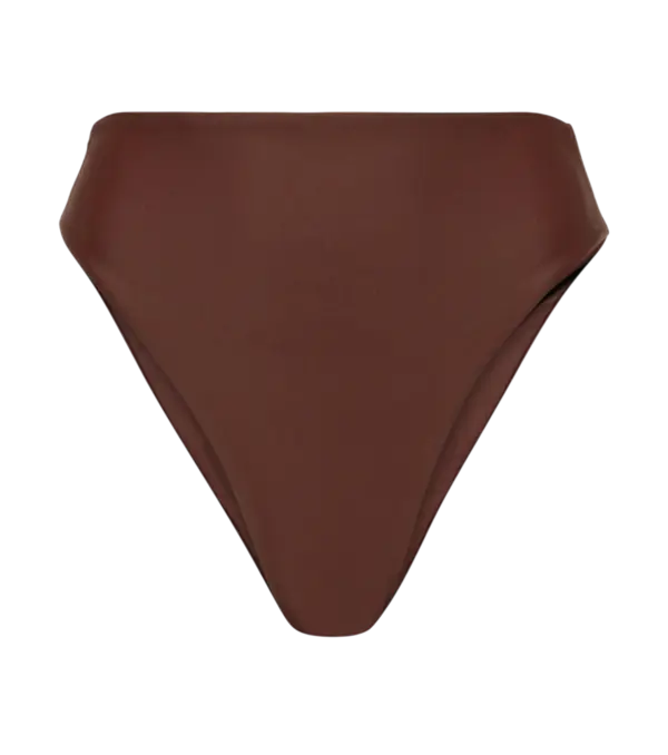 Jade Swim Incline High-rise Bikini Bottoms - Brown