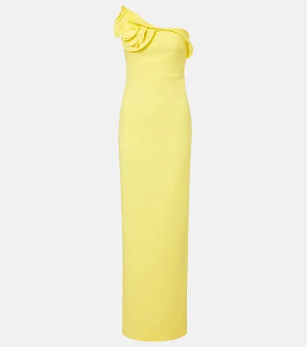 Roland Mouret Floral-appliqué Gown