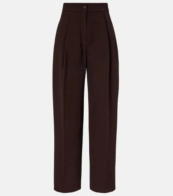 THE FRANKIE SHOP Doyer Wide-leg Pants - Brown