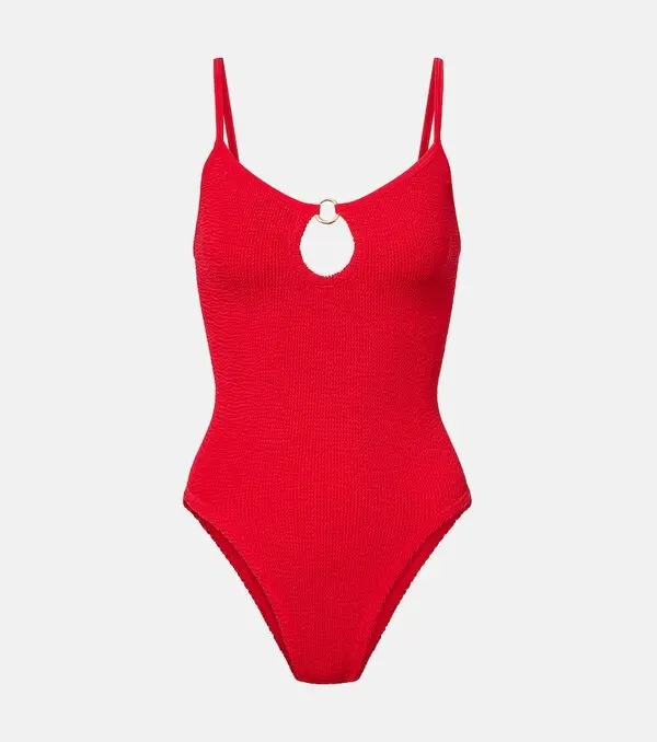 Hunza G Toni One Piece Swimsuit - Red