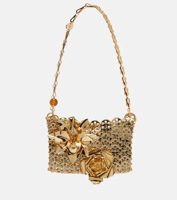 Rabanne Small Shoulder Bag - Gold
